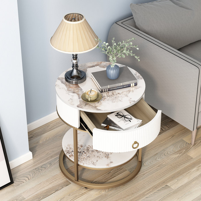17 Stories Frame End Table with Storage & Reviews | Wayfair