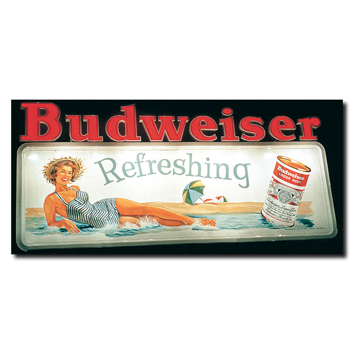 Trademark Fine Art Budweiser Vintage Ad - Wrapped Canvas Print | Wayfair