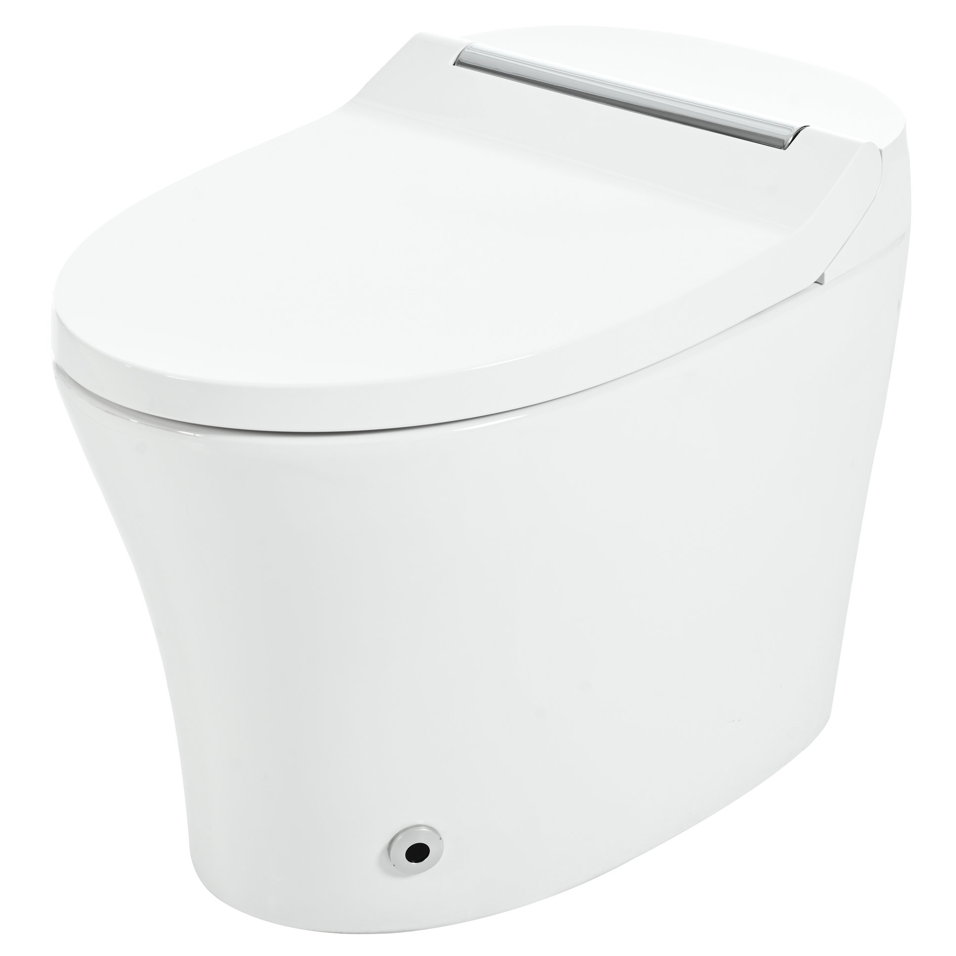 EchoElegance Modern Ceramic Toilet With Adjustable Temp Heated Seat ...