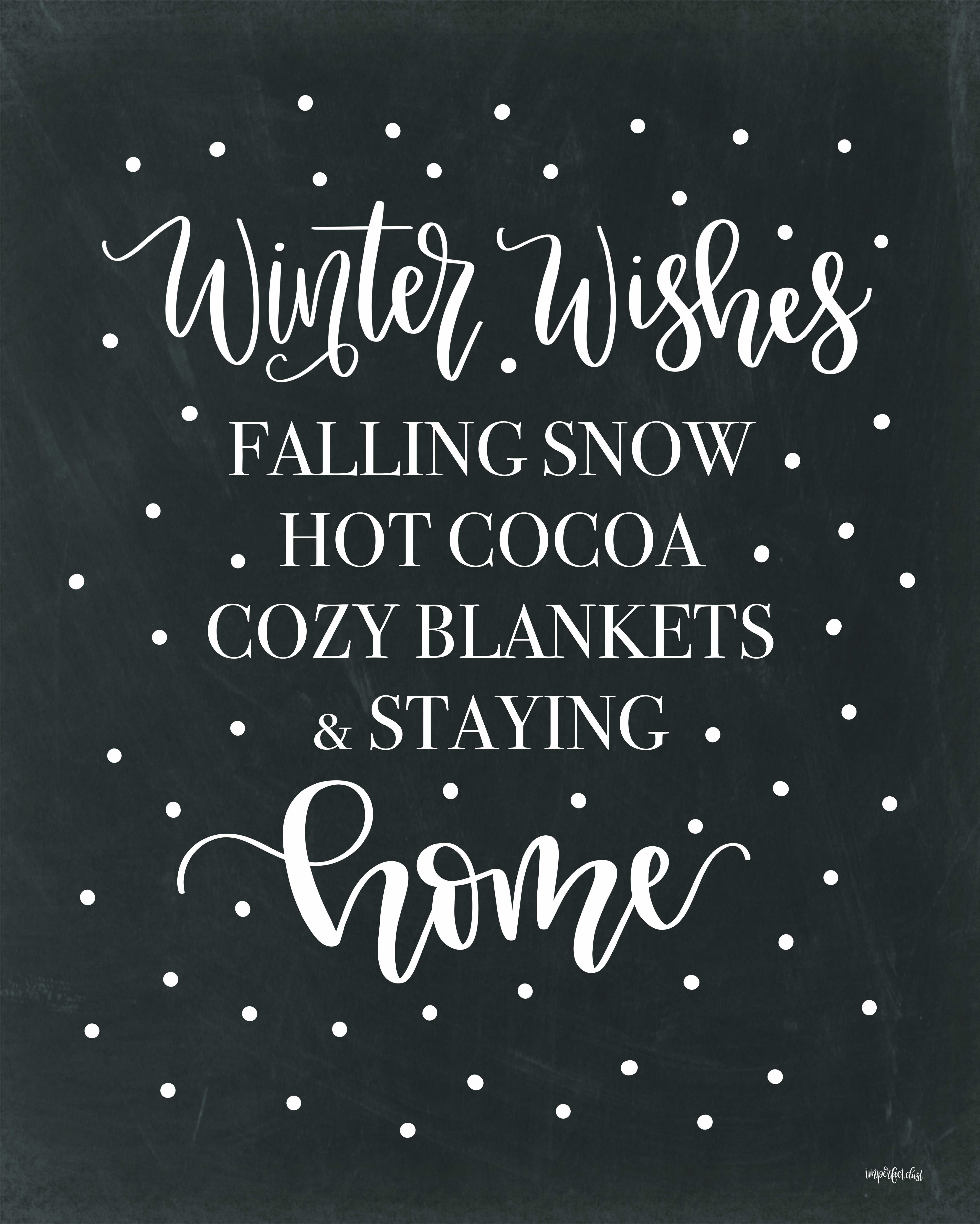 Trinx Winter Wishes - Print | Wayfair