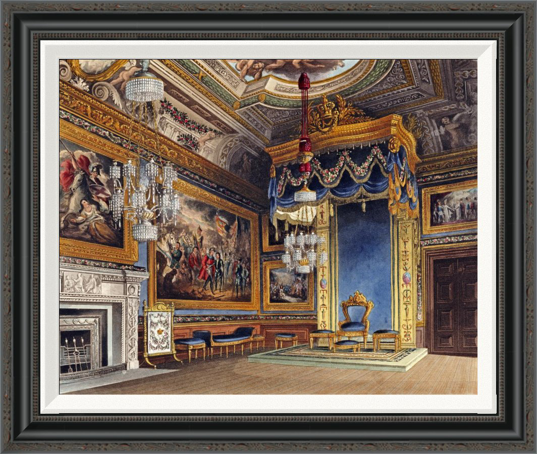Global Gallery 'The King's Audience Chamber, Windsor Castle' by T ...