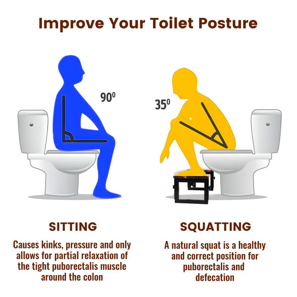 APPENIN WINTER PARK CORP Toilet Stool Foldable,7,8,9 In Adjustable ...