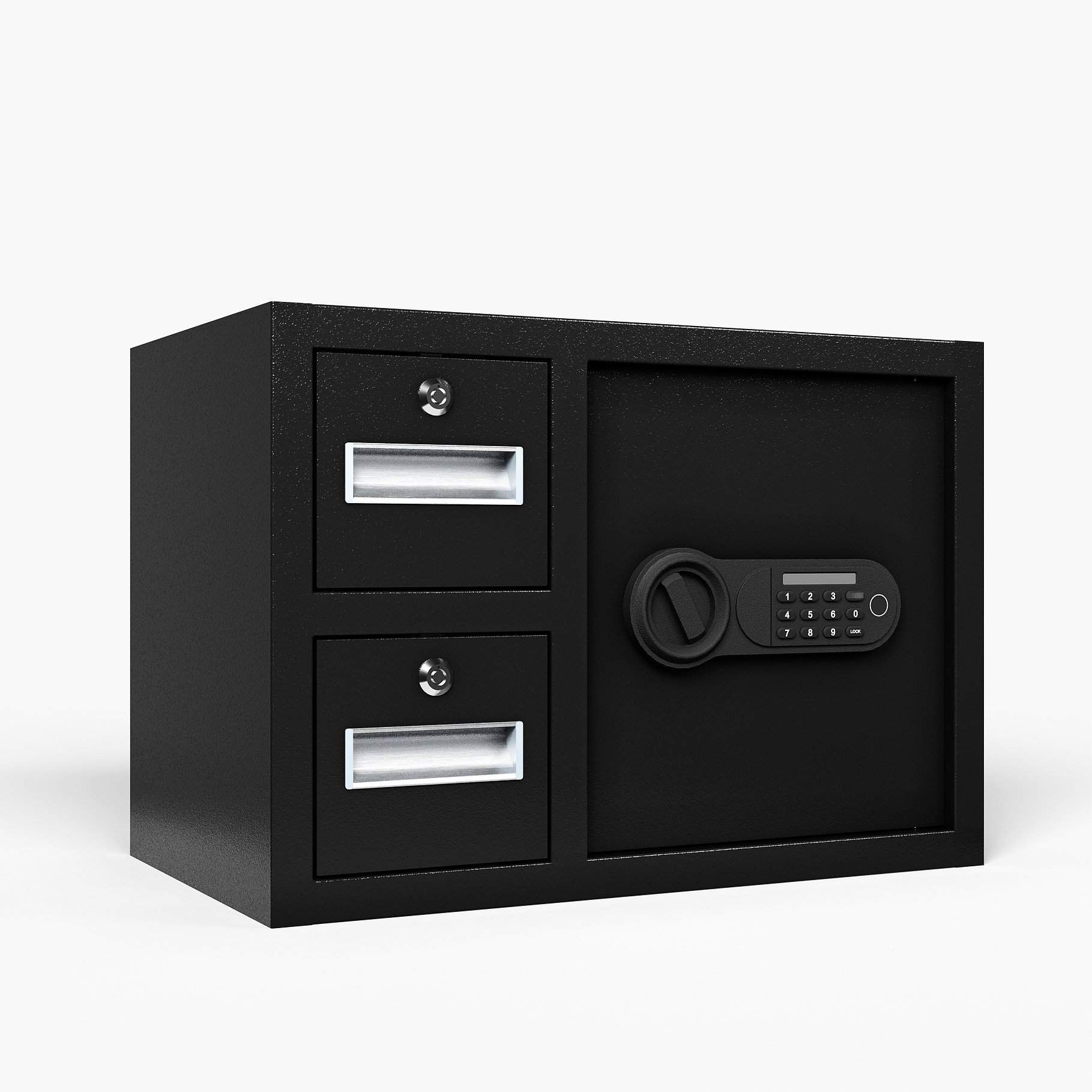 LavishLodge Steel Security Safe With Electronic Keypad - 1.85 Cubic ...