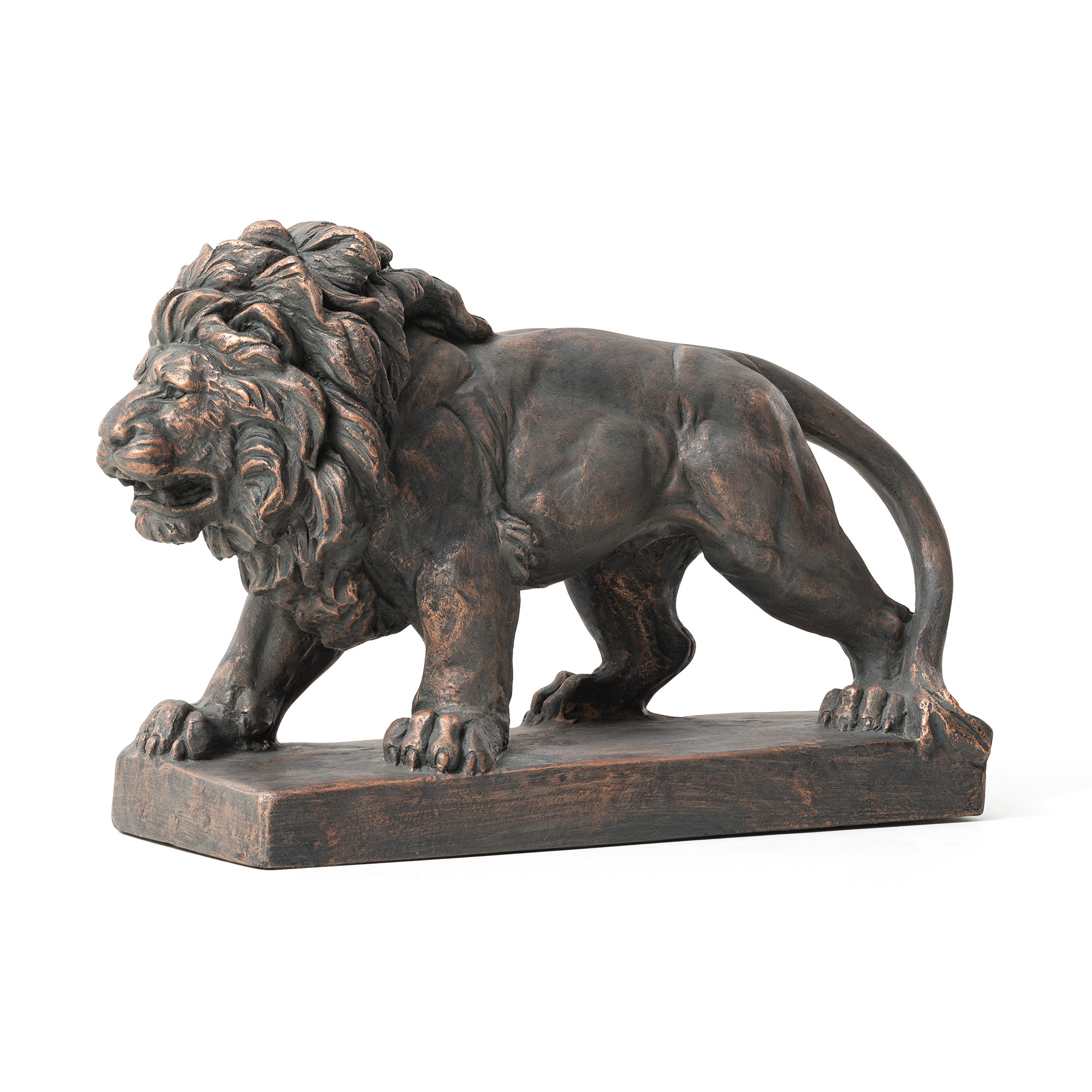 Astoria Grand Lokman Lion Animals Magnesium Oxide Garden Statue | Wayfair