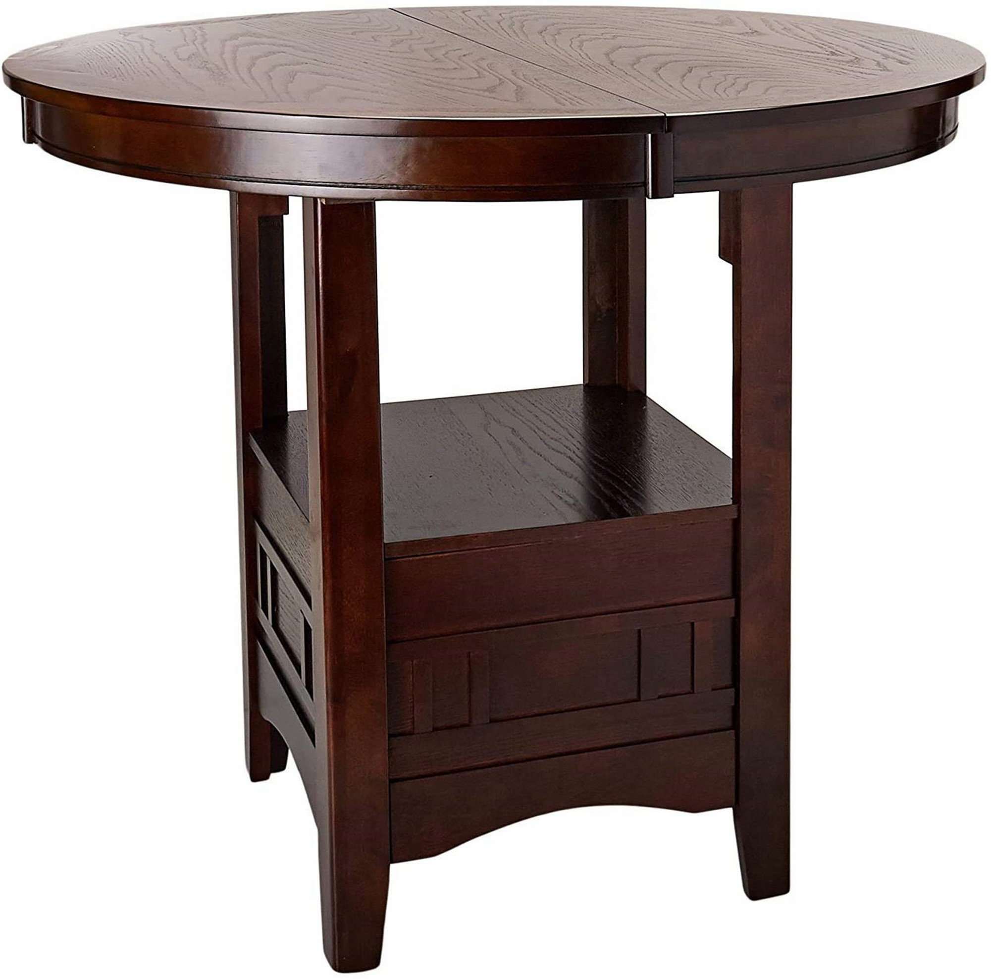 Red Barrel Studio® Dining Table, Round Counter Height Dining Table With ...
