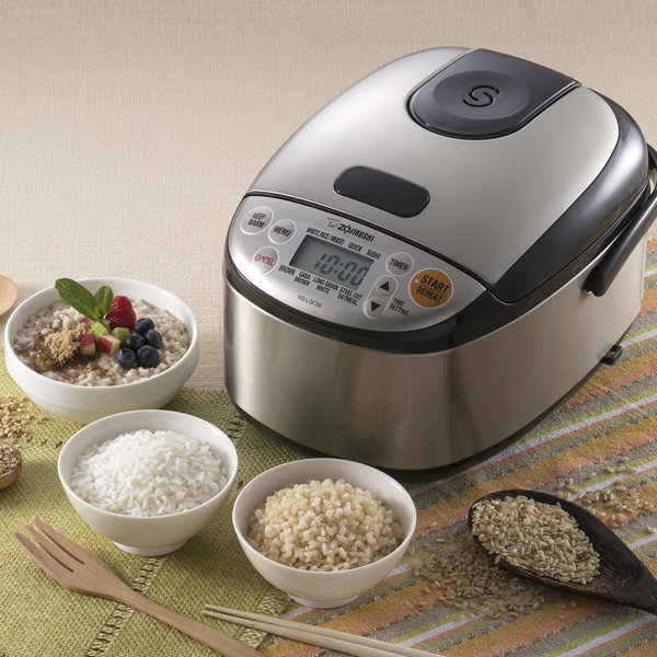 Zojirushi Stainless Steel 3 Cup Micom Rice Cooker & Warmer & Reviews ...