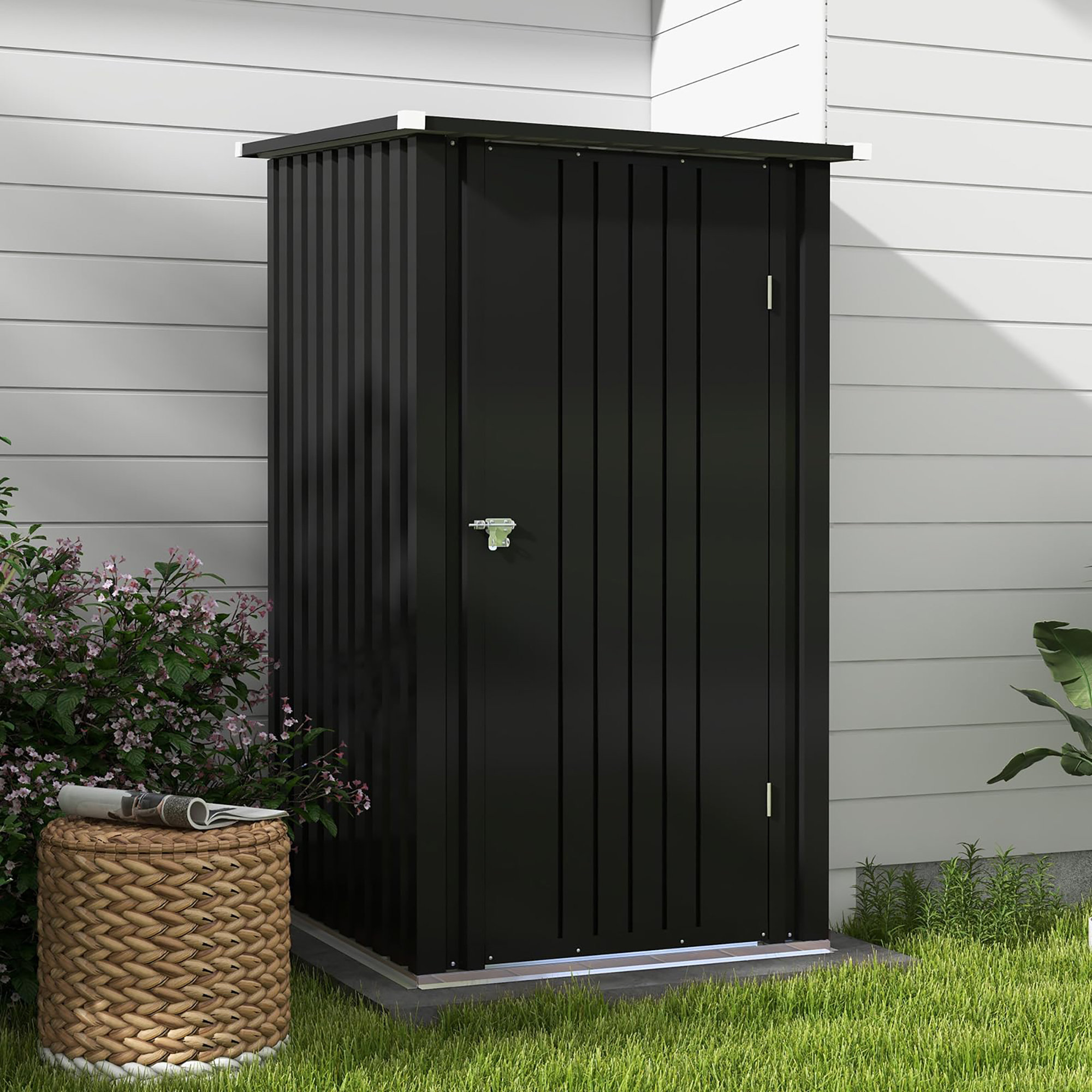Outsunny 3 x 3 FT Outdoor Storage Shed - Wayfair Canada