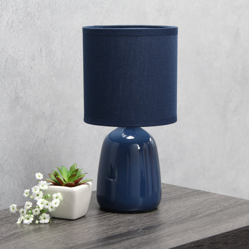 Blue Ceramic Table Lamps You'll Love | Wayfair