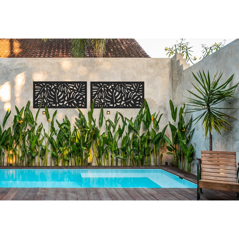 DESIGN-VU Tropics Decorative Privacy Panel & Reviews | Wayfair