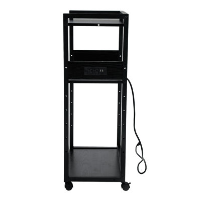 TCMT 3-Tier Rolling Printer Stand Storage Rack Shelf w/ USB and Power ...