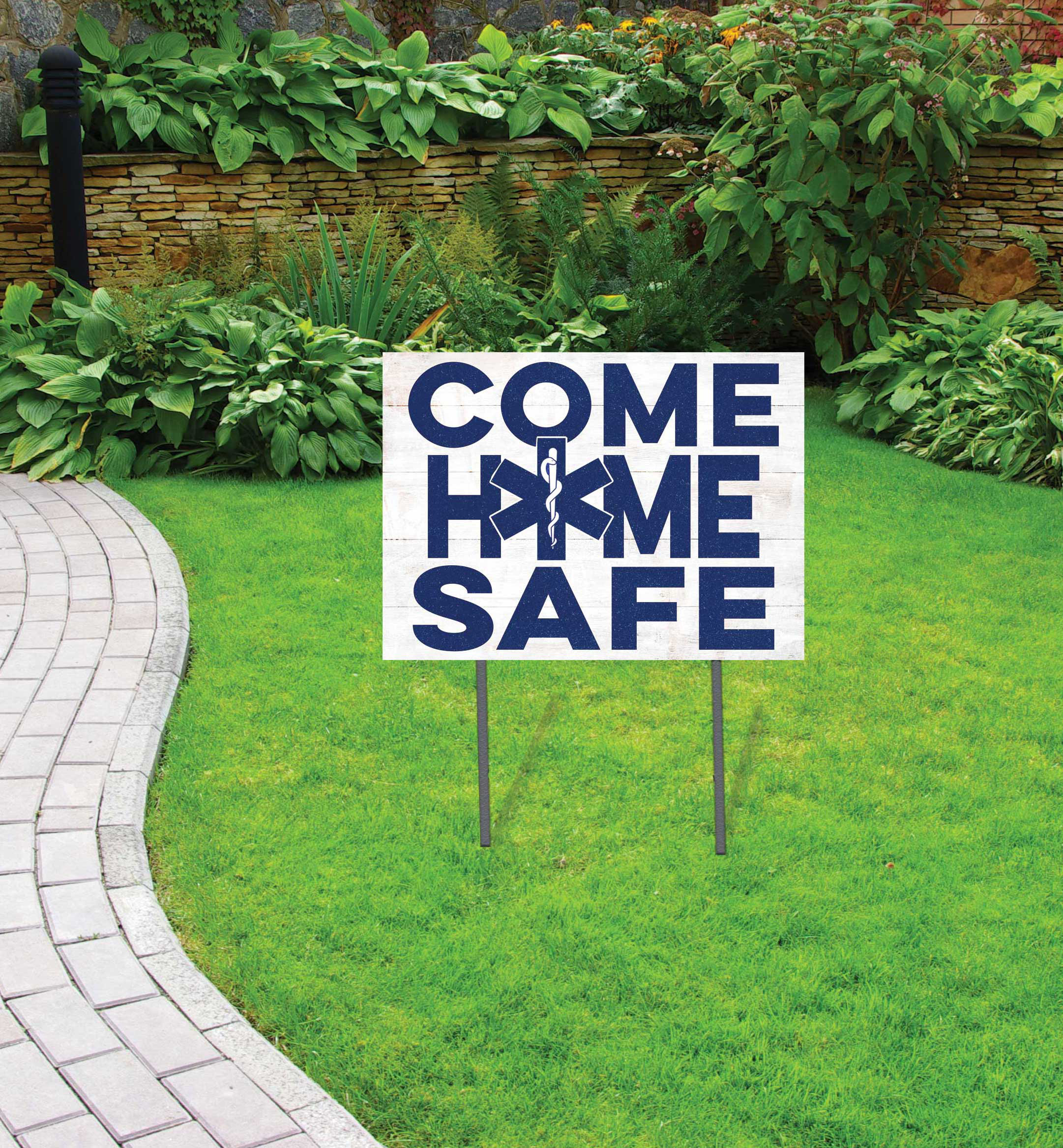 Trinx Come Home Safe Healthcare Garden Sign | Wayfair