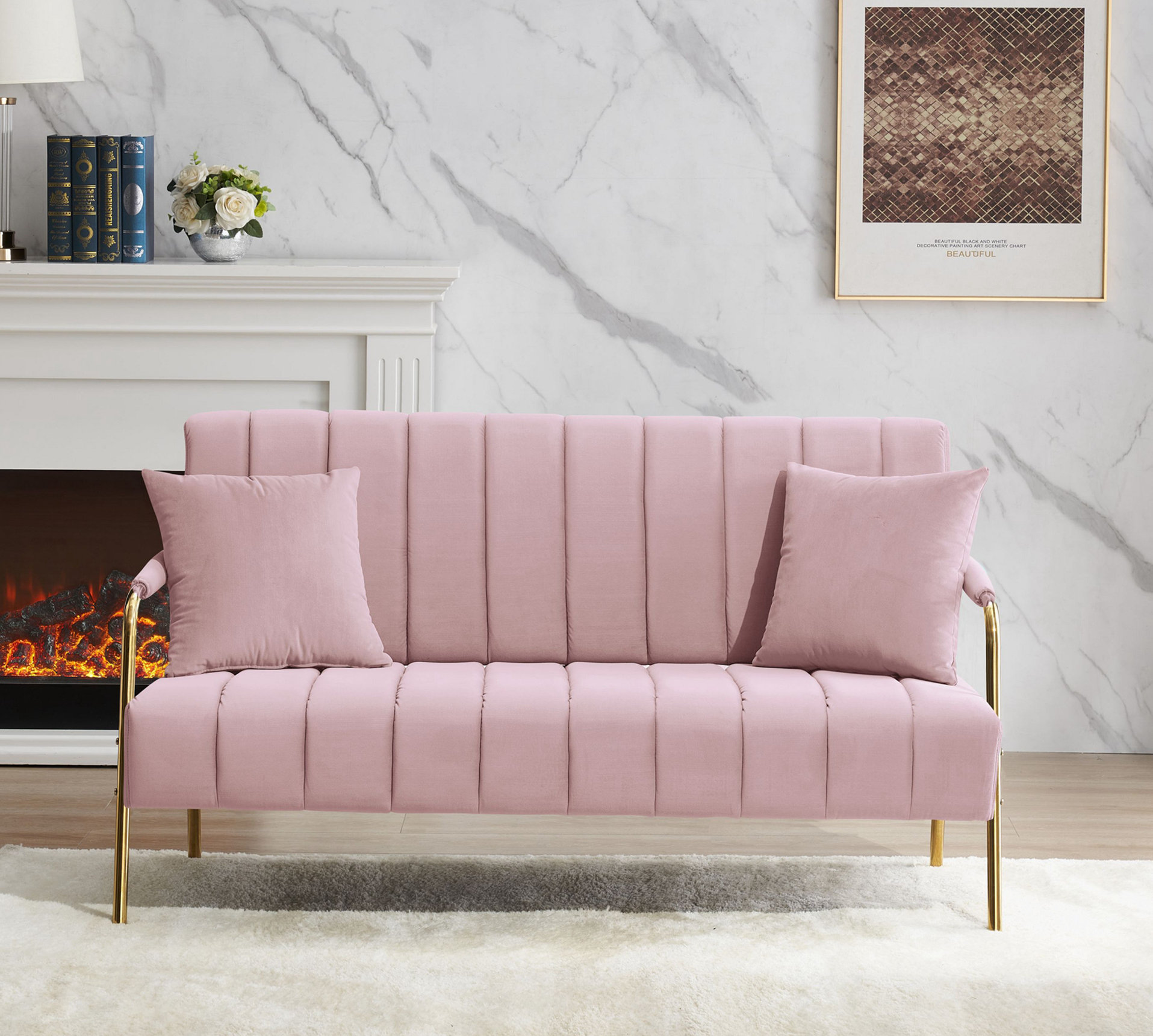 Mercer41 Banju 60.63'' Loveseat | Wayfair