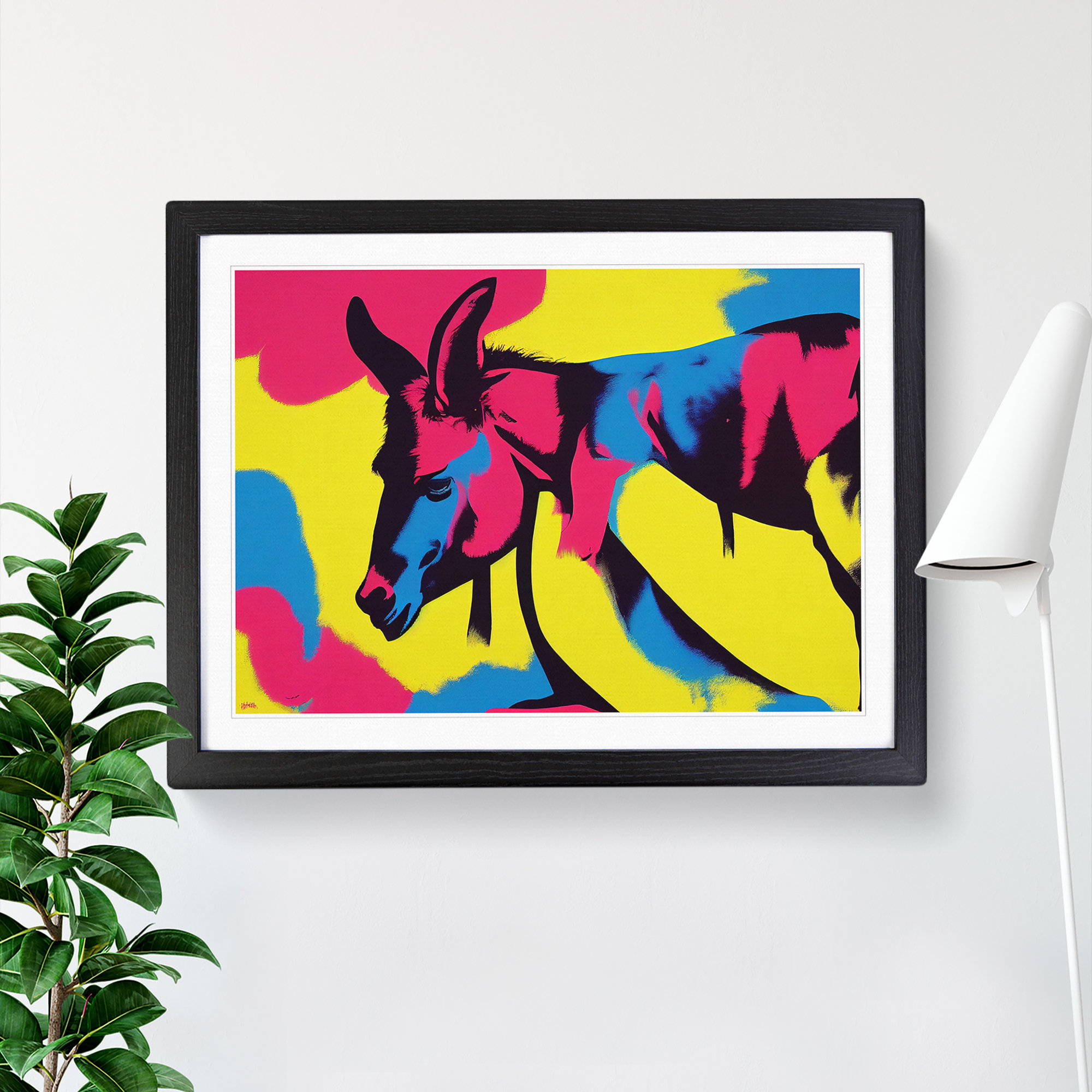 Happy Larry Colourful Donkey Art Vol.3 Abstract | Wayfair.co.uk
