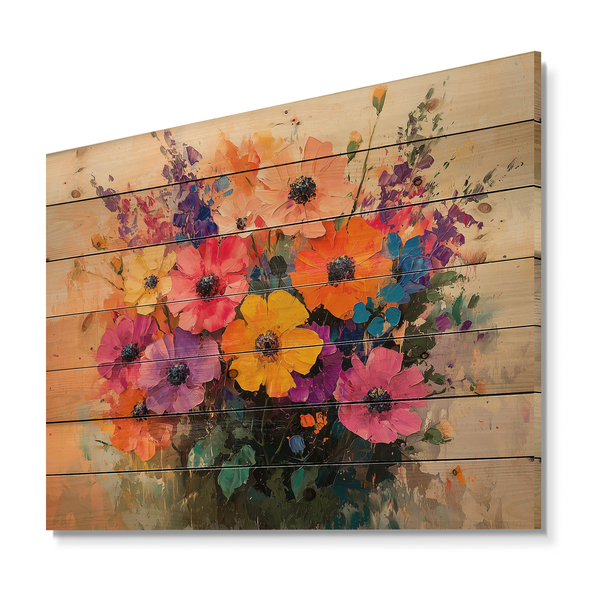 Latitude Run® Pop Art Poppies Blossoms In Neon Colors III - Poppies ...