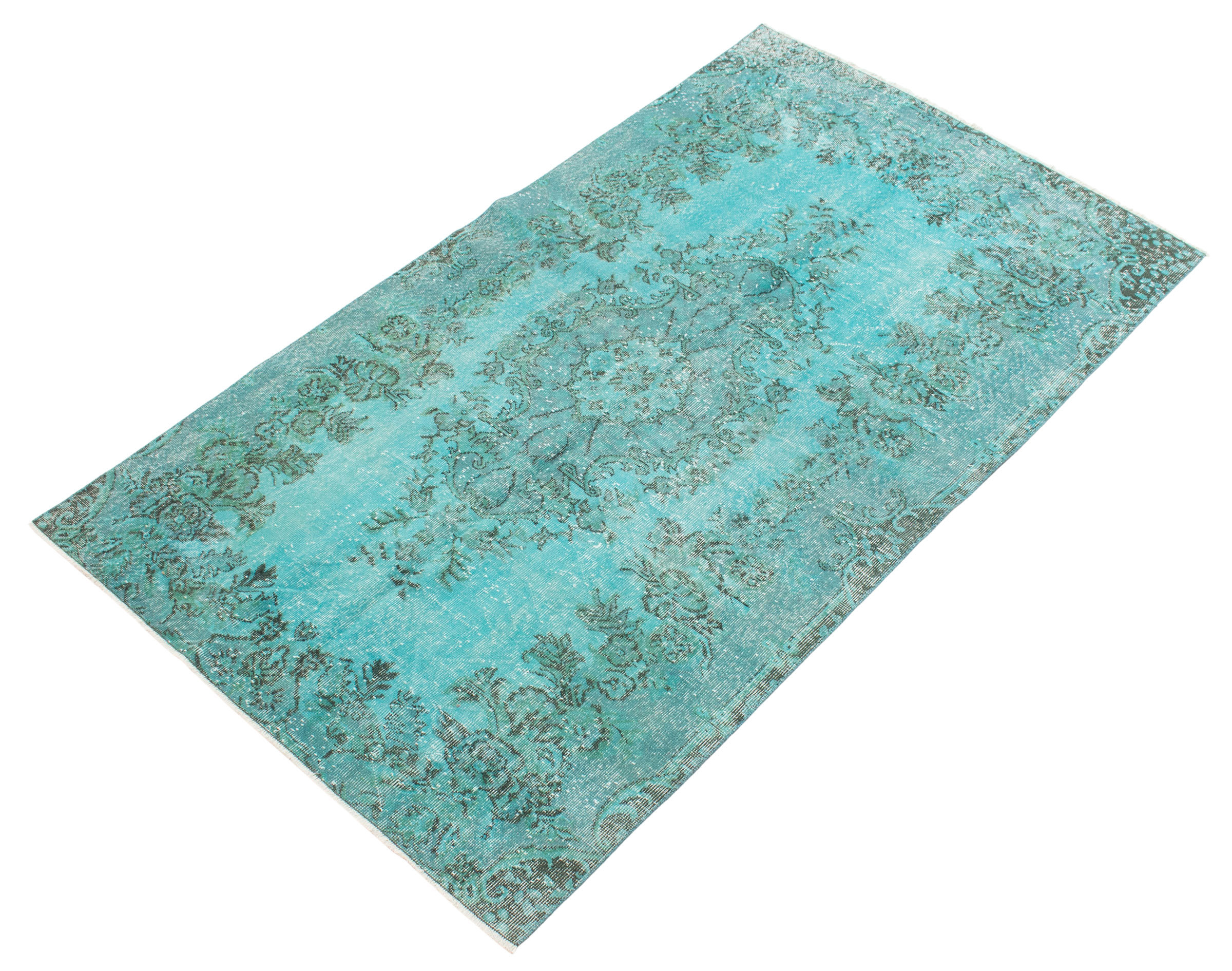 Isabelline Color Transition Turquoise Rug 5'1" X 8'8" | Wayfair