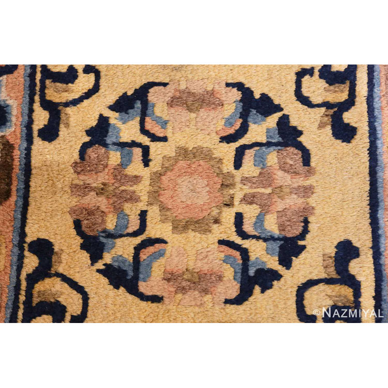 Nazmiyal Collection Small Square Antique Chinese Rug | Wayfair
