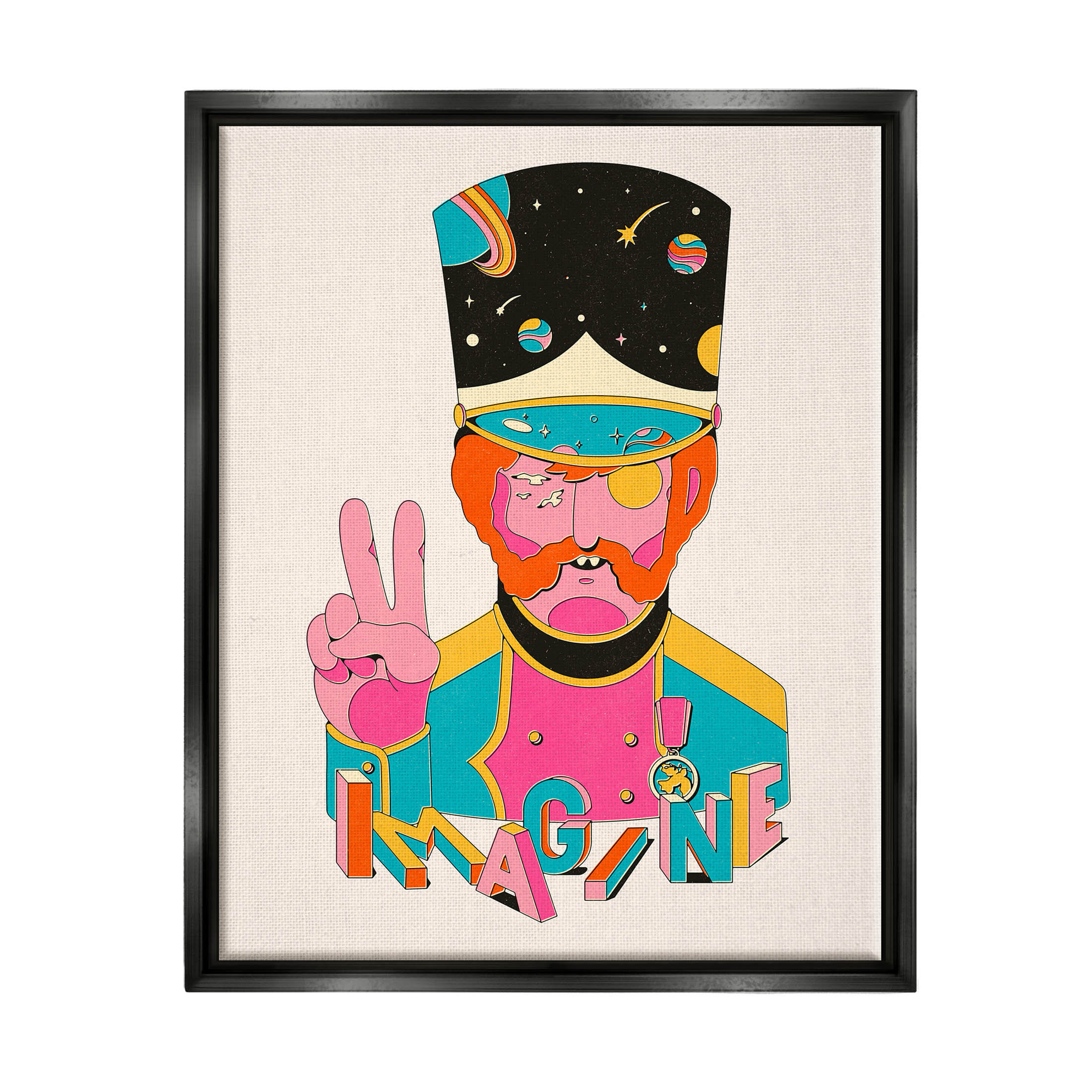 Red Barrel Studio Imagine Abstract Retro Peace Sign by Matheus Lopes ...