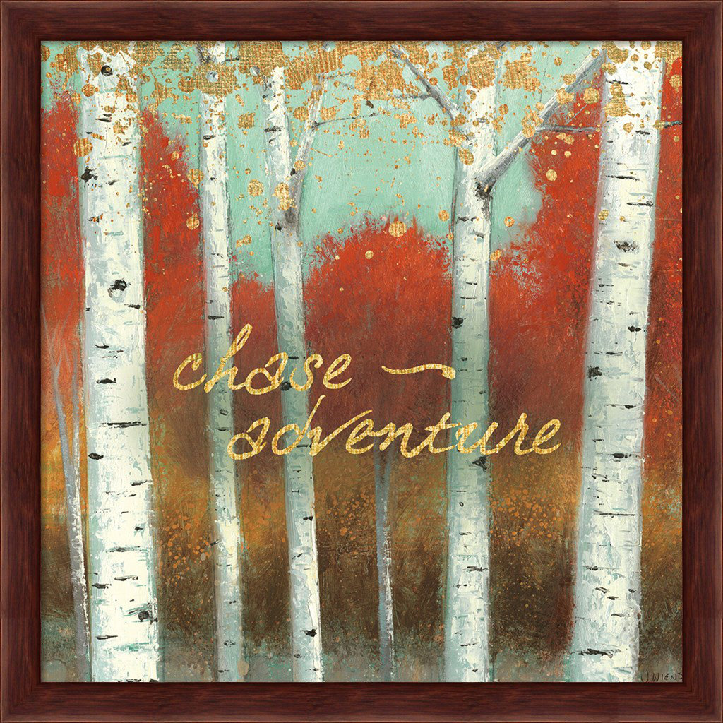 Red Barrel Studio Fall Promenade II By James Wiens, Framed Wall Art ...