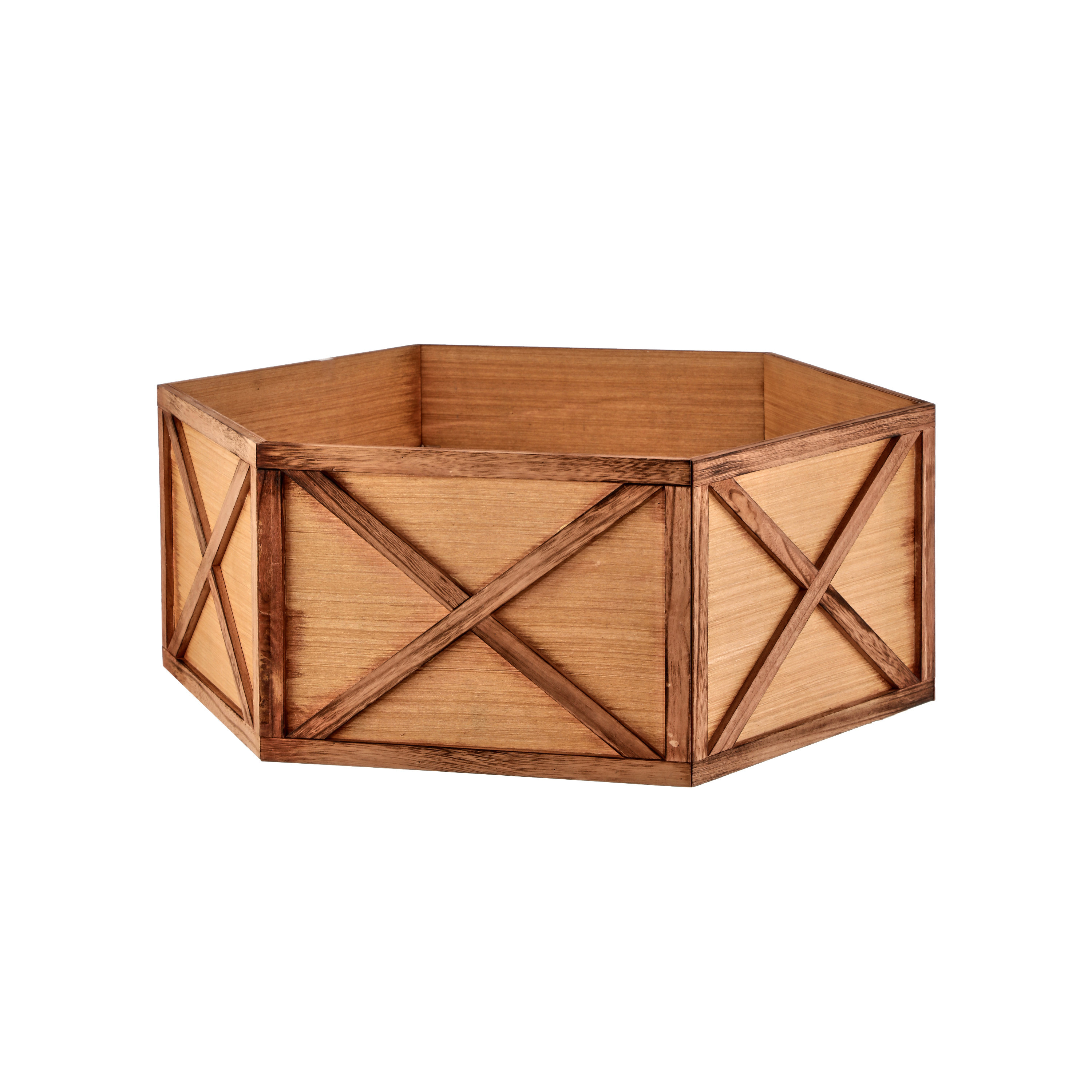 Regency International 11x26"DWood Hexagonal Tree Collar | Wayfair