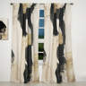Design Art Abstract Collage II - Rod Pocket Single Curtain Panel ...