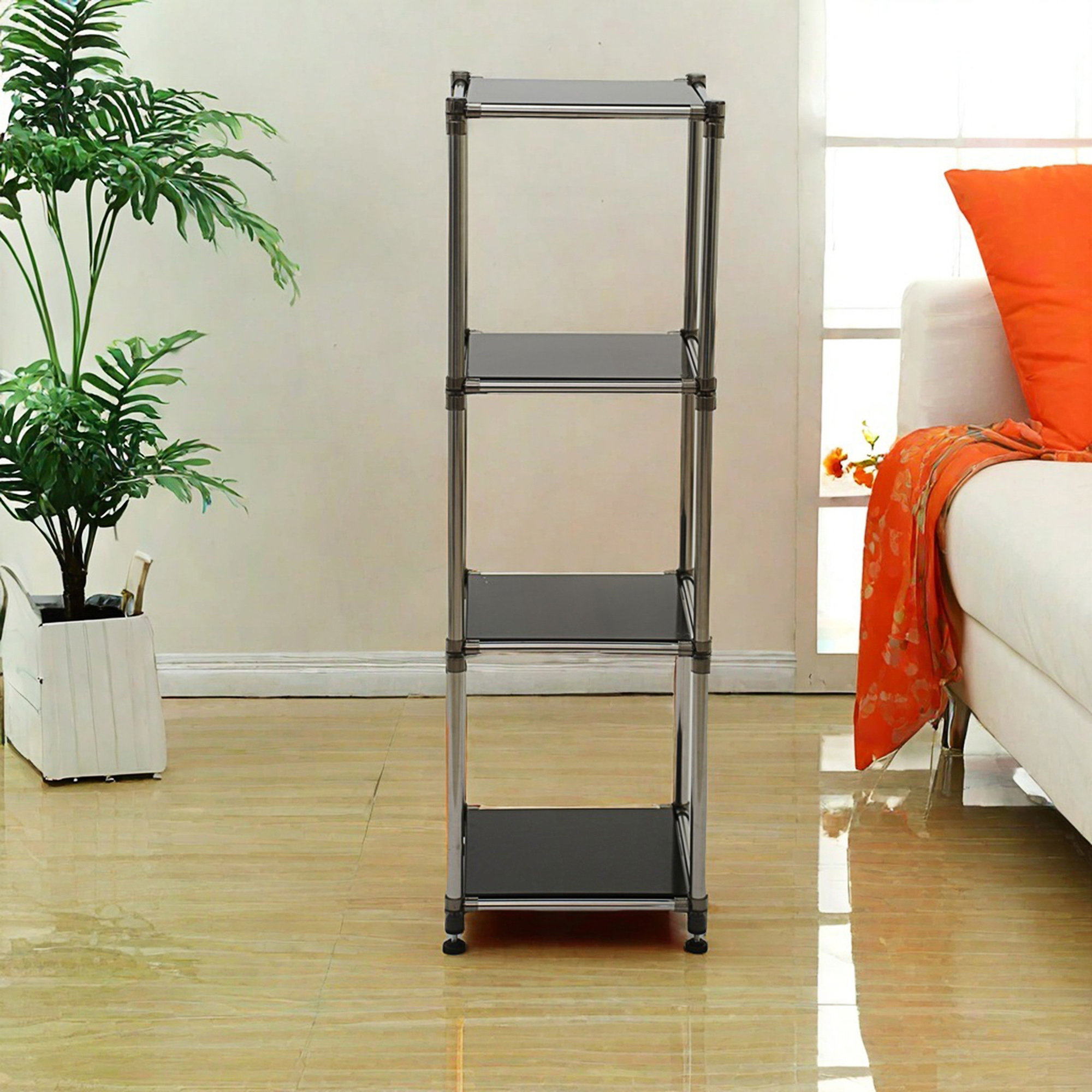 Trent Austin Design® 4-Tier Storage Shelving Unit, Modular Rack | Wayfair