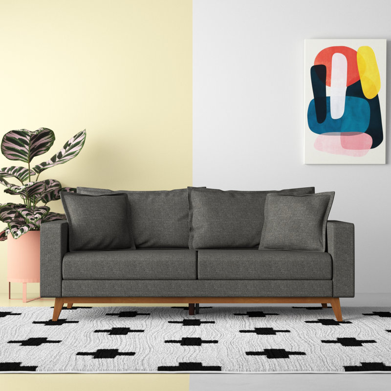 Hashtag Home Losoto 76.5" Square Arm Sofa & Reviews | Wayfair