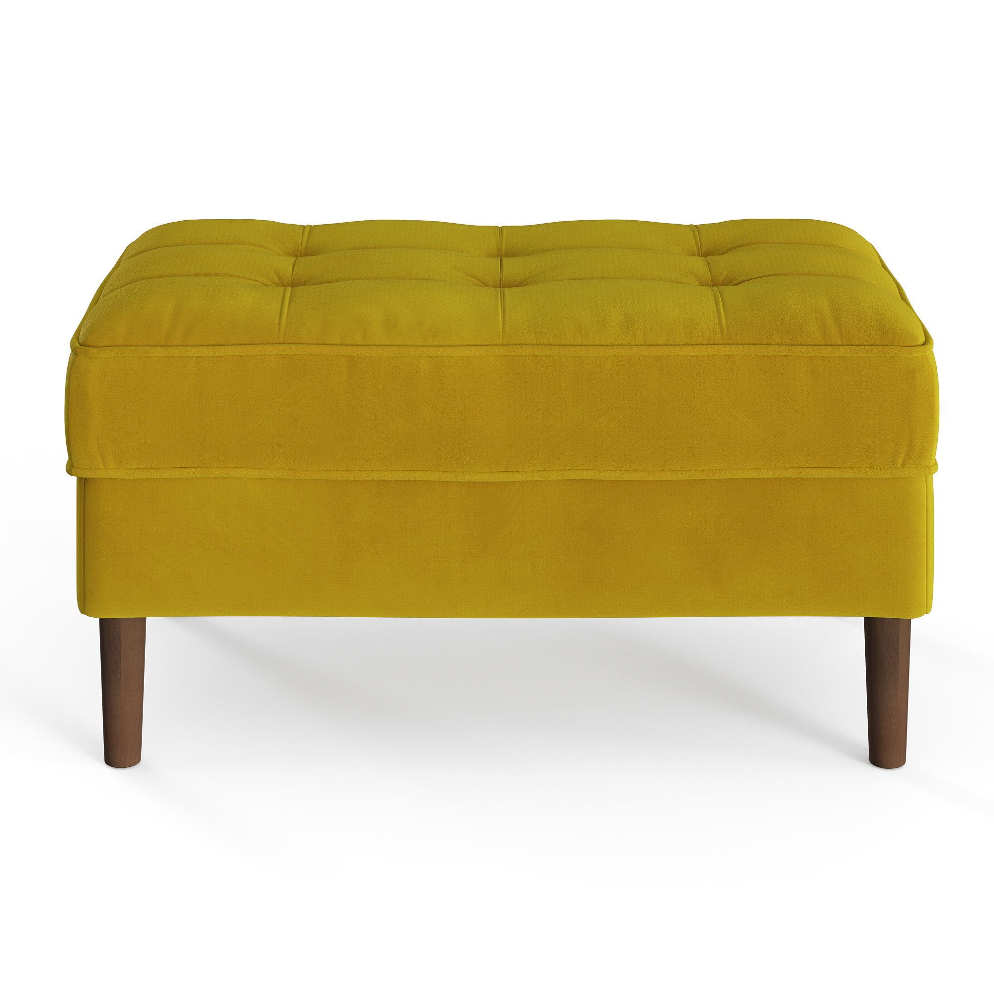 Geo 31 5 Velvet Tufted Rectangle Cocktail Ottoman And Reviews Allmodern