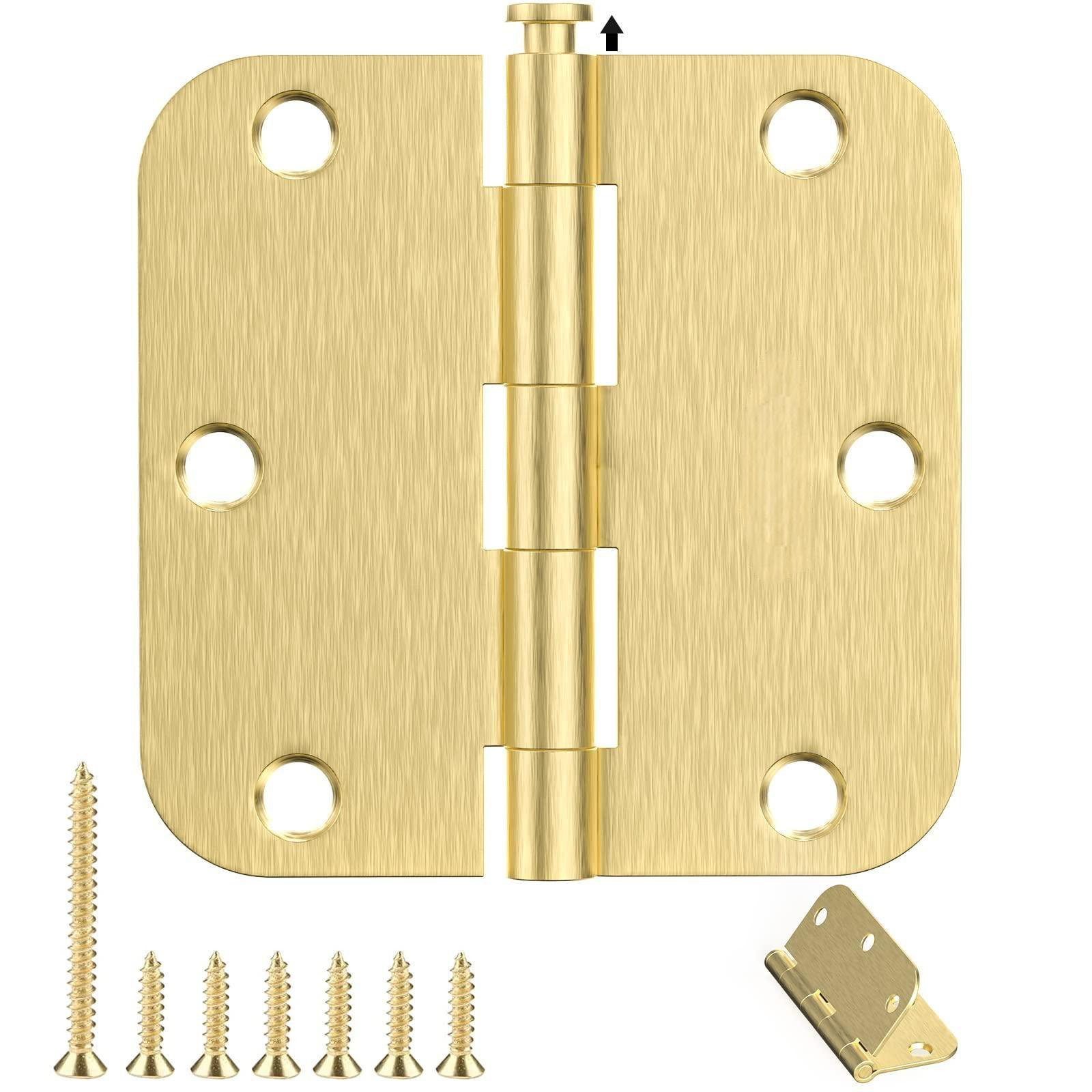 MARLIN MANUFACTURING COMPANY, INCORPORATED Door Hinges Satin Brass - 30 ...