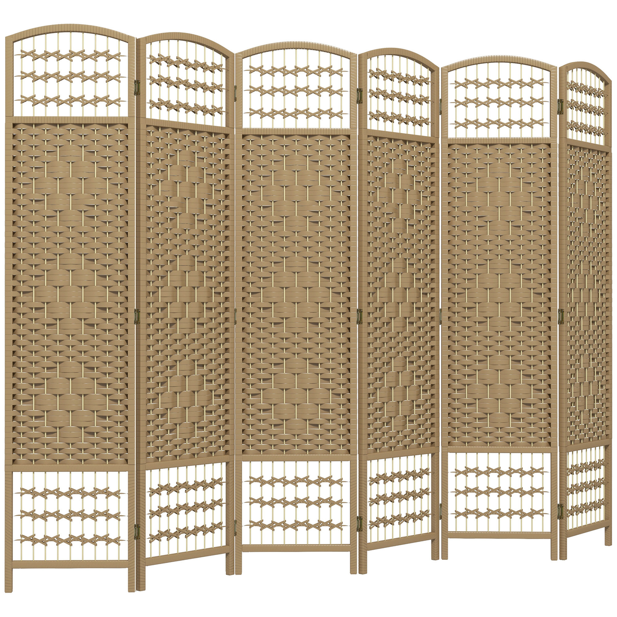 Ivy Bronx 6 Panel Room Divider, Folding Privacy Screen, 5.6' Room ...