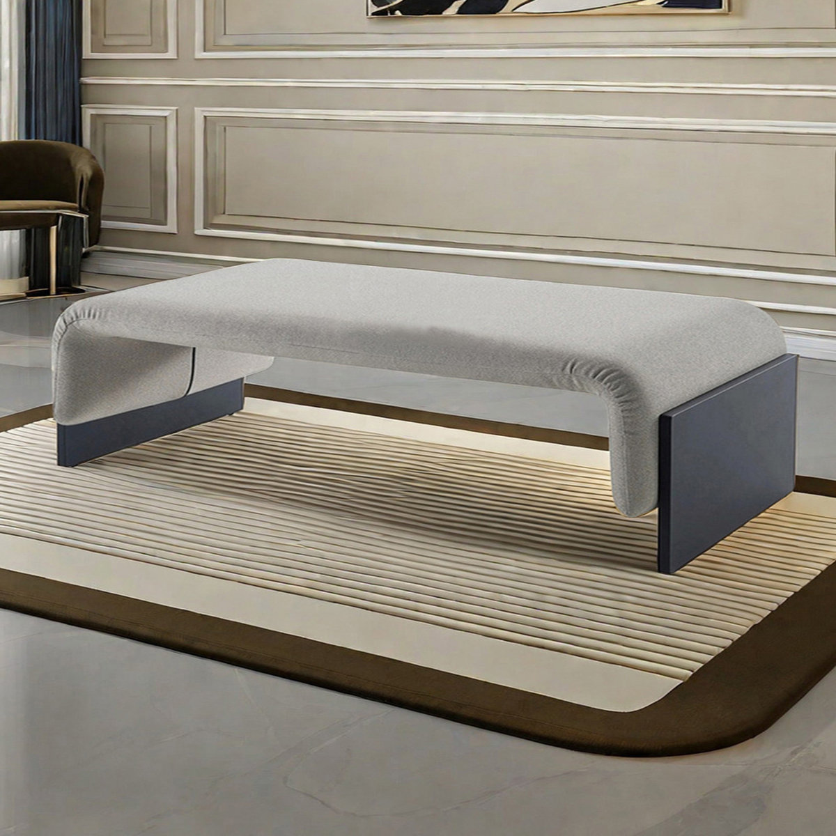 Creative bed end stool Nordic Fashion Casual Bedroom Bed End Stool ...