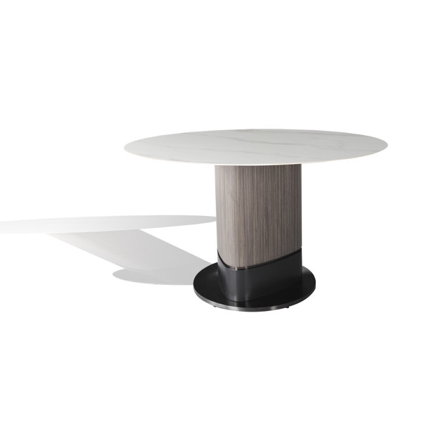New Spec Round Metal Base Dining Table | Wayfair