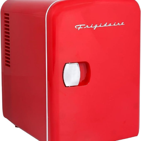 Frigidaire Retro Mini Fridge Cooler, Holds Up to 9 Cans, Portable ...