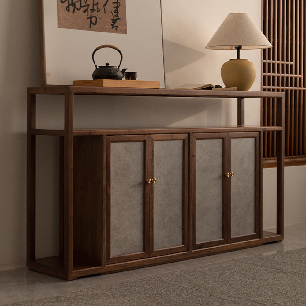 Ebern Designs Chinese-style retro minimalist high-end sideboard | Wayfair