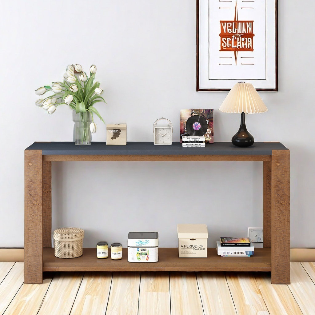 Latitude Run® Distinctive Features Of A Minimalist Console Table With ...