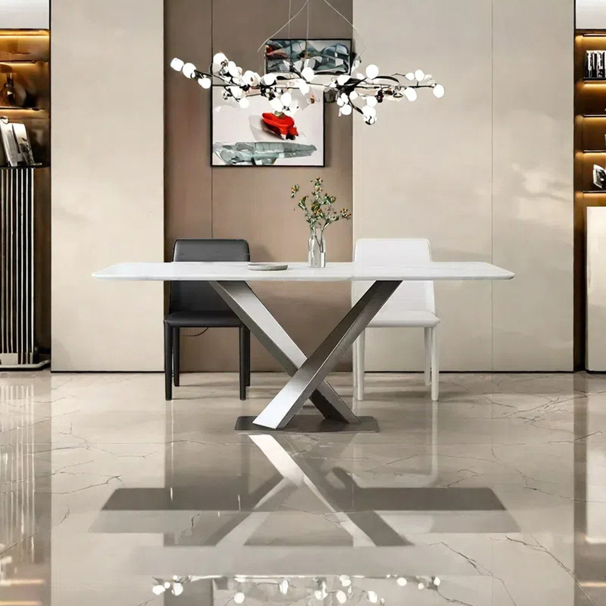 BILBRA Modern simple small family dining table | Wayfair