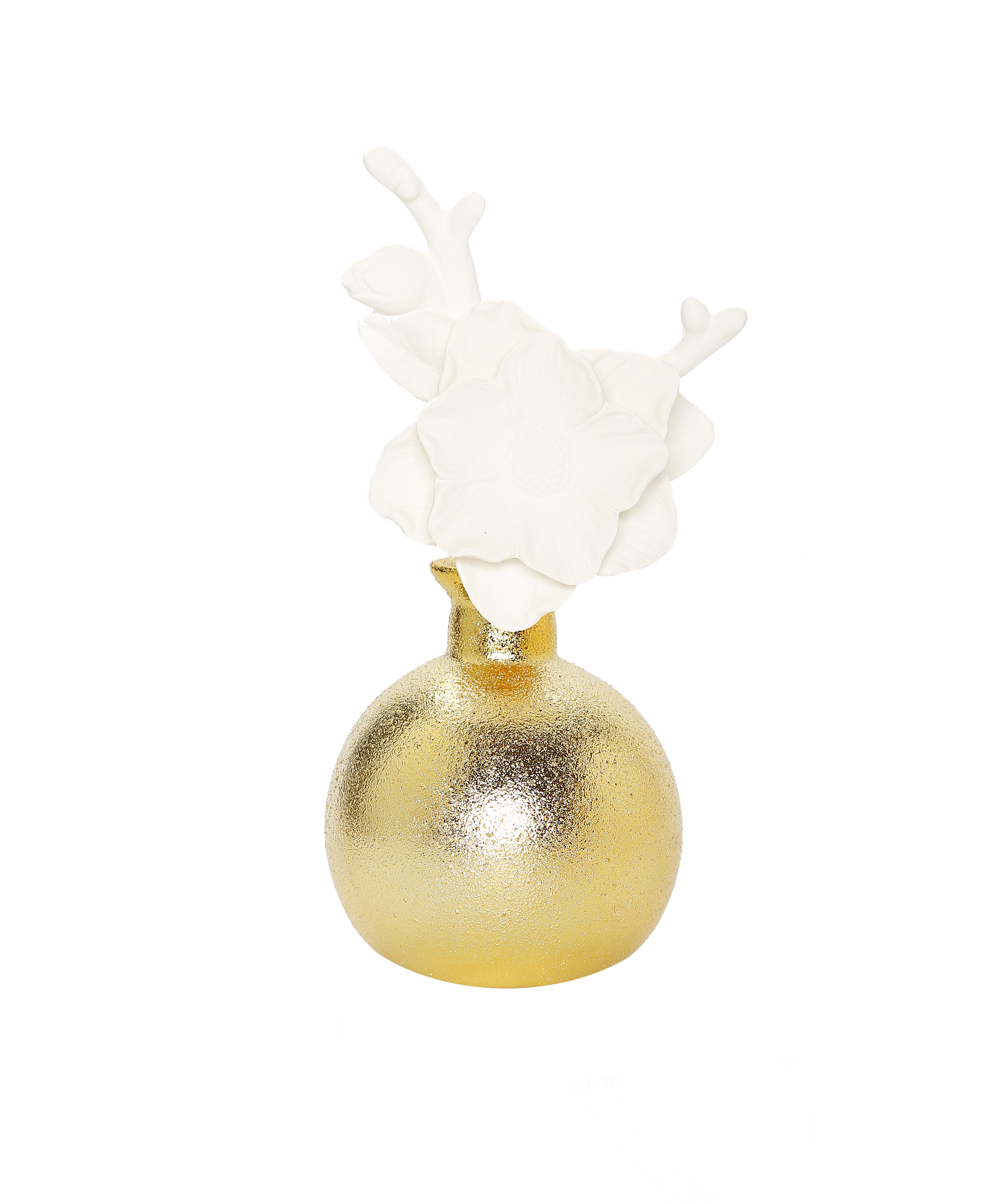 Vivience Gold Diffuser Tall White Flower, "Lily of the Valley" Scent ...