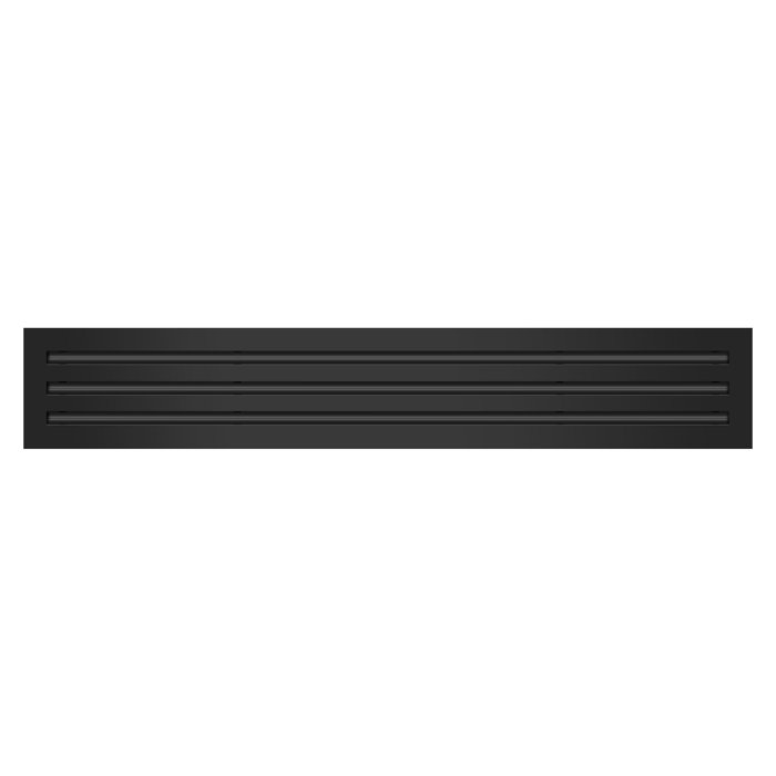 Texas Buildmart BUILDMART - 36x6 Black Modern AC Vent Cover - Standard ...