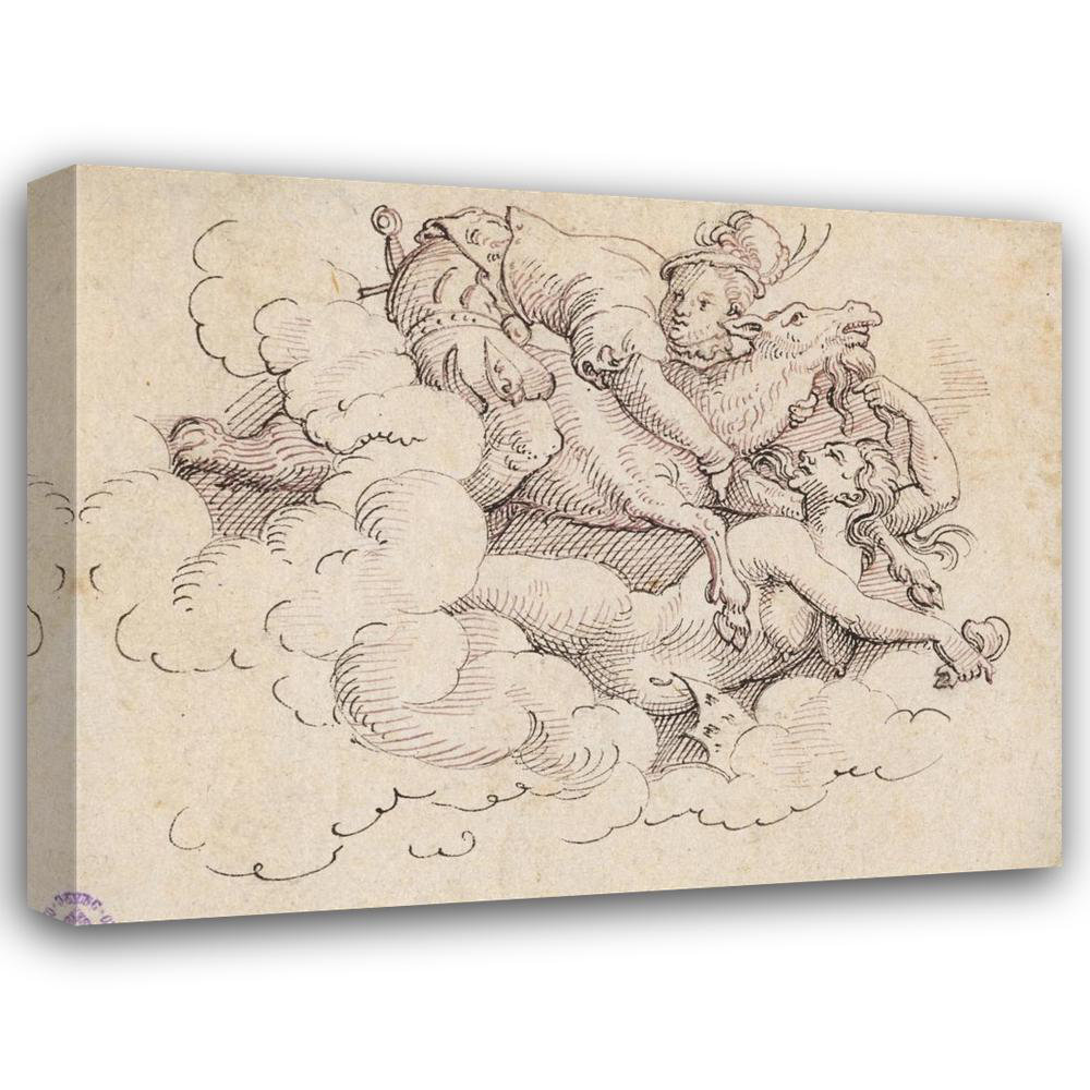 Astoria Grand "A Flying Witch Kidnaps a Boy Junker Riding on a Goat" by ...