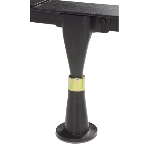 Alwyn Home Adjustable Metal Bed Frame with Center Support Rail, Support ...