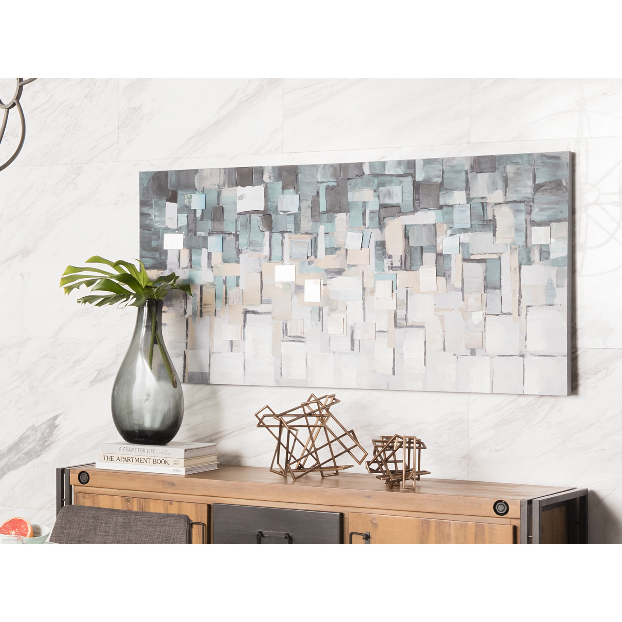 Brayden Studio® Boleslao Segments On Plastic/Acrylic Painting | Wayfair