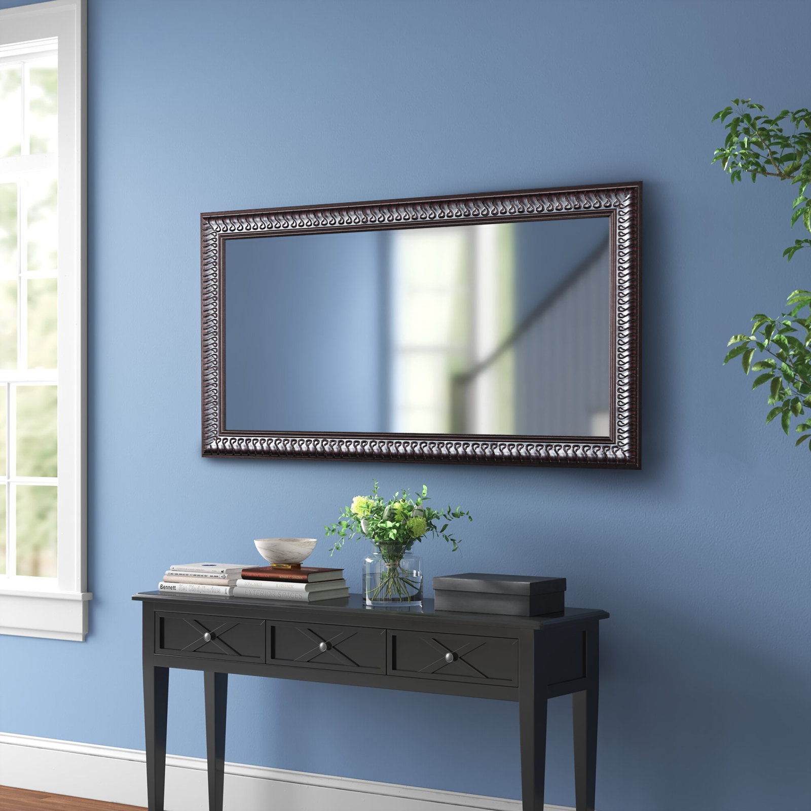 Lark Manor Hayman Curve Traditional Full Length Mirror & Reviews | Wayfair