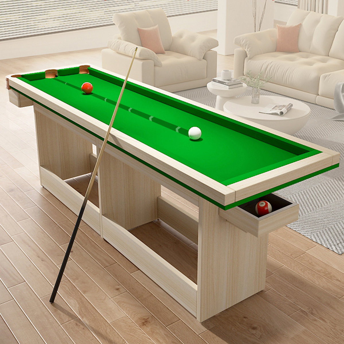 Recon Furniture 82.68" Professional-grade Practise Billiards Table ...