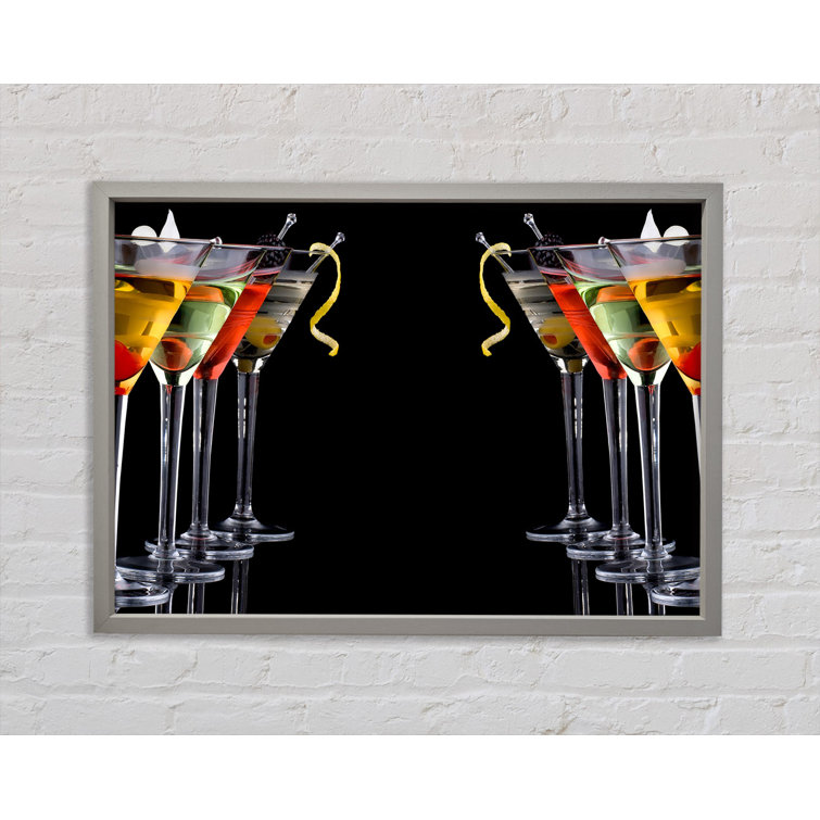 Ebern Designs Cocktails Drinks - Single Picture Frame Art Prints on ...