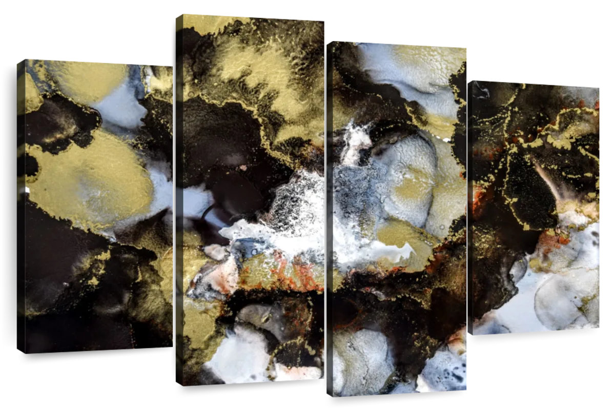 Wade Logan Avery Black Marble I - Wayfair Canada