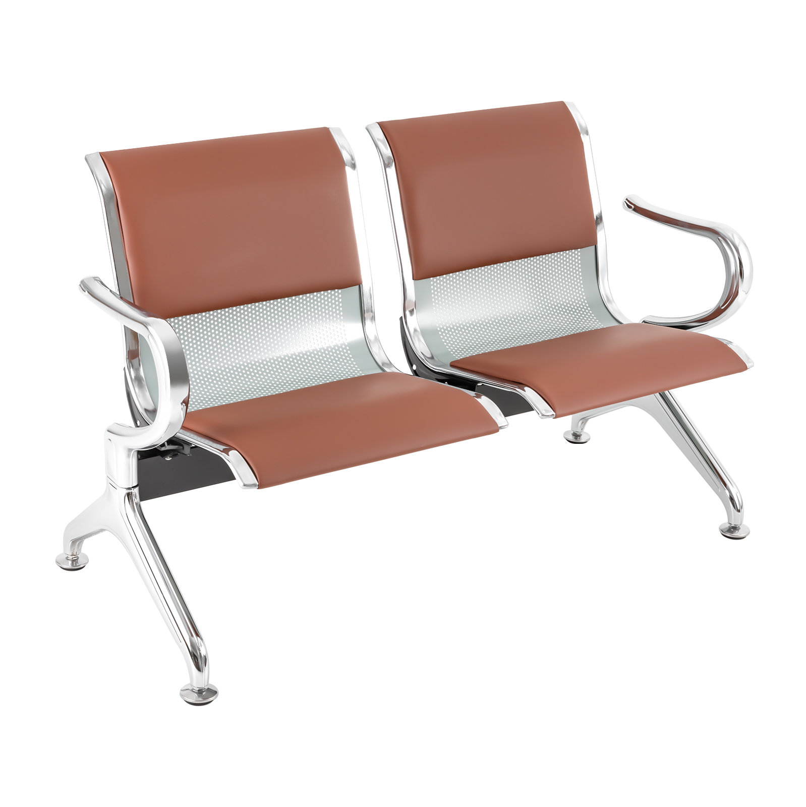 YaoTown Upholstered Seat Tandem Seating with Metal Frame - Wayfair Canada