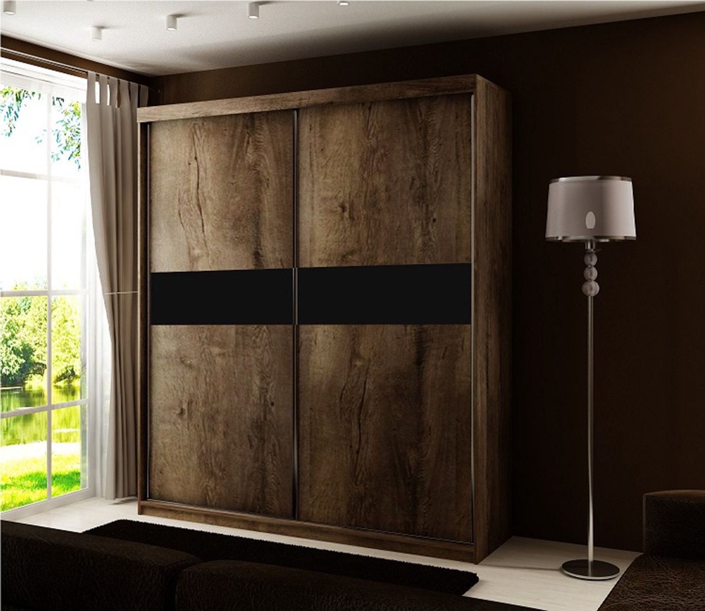 ModernMoments Baylie Searsboro 2 Door Wardrobe | Wayfair.co.uk