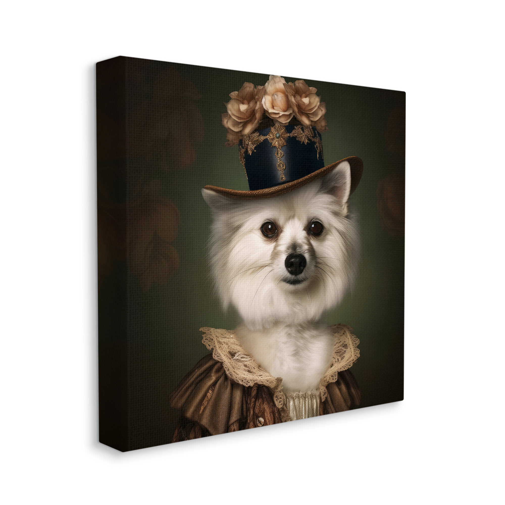 Trinx Vintage Style Dog Portrait Canvas Wall Art by Lazar Studio ...