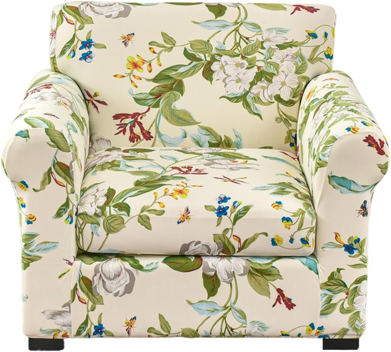 Canora Grey Stretch Sofa Cover Printed Couch Covers, 2 Piece Armchair ...