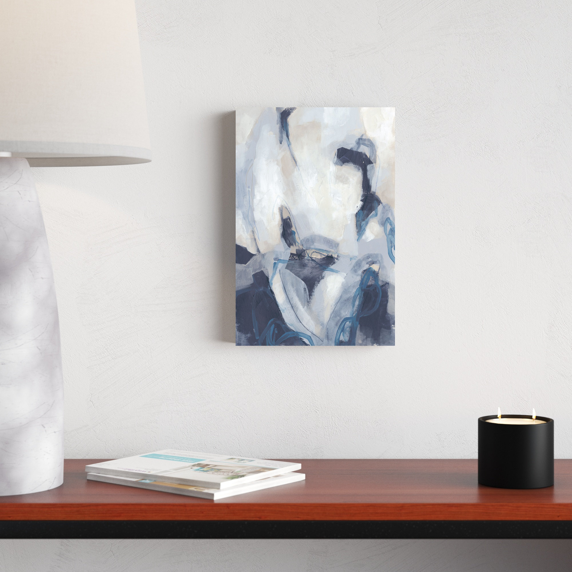 Wade Logan® Blue Process II by June Erica Vess - Wrapped Canvas ...