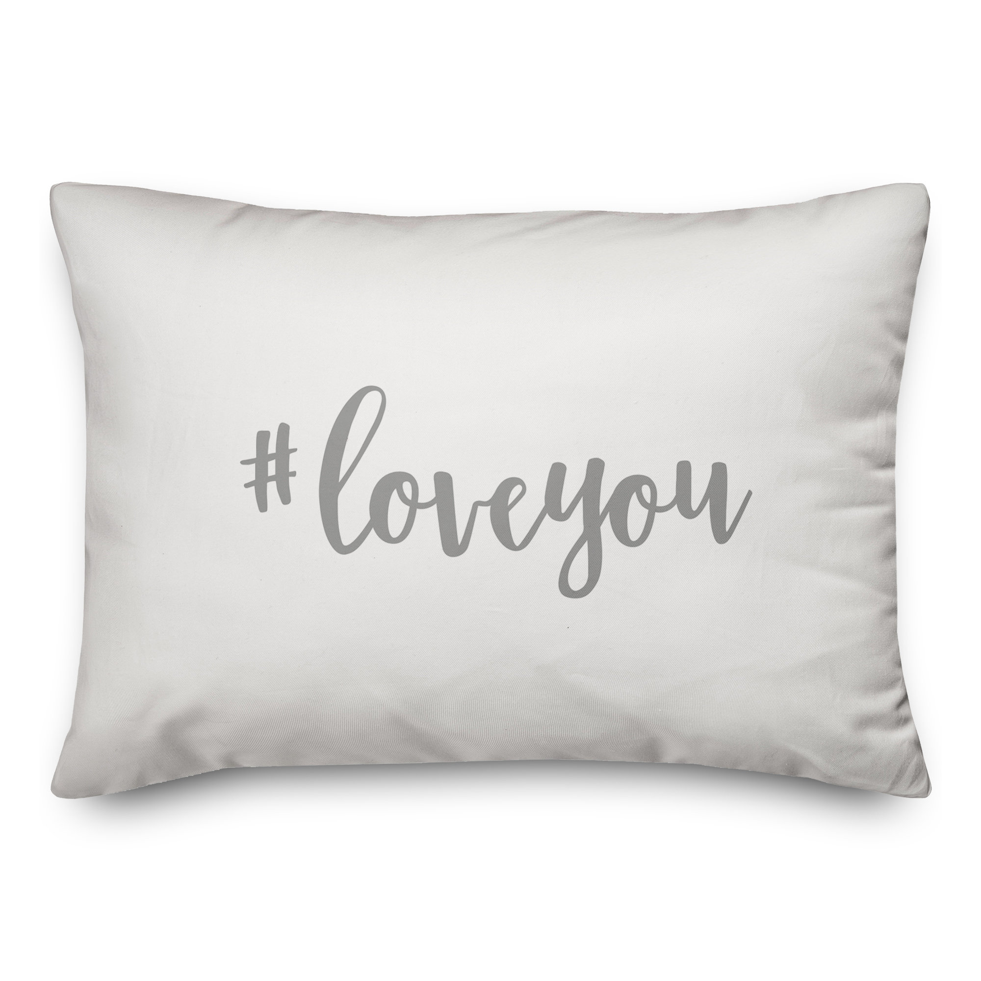 Designs Direct Creative Group Hashtag Love You Throw Pillow | Wayfair